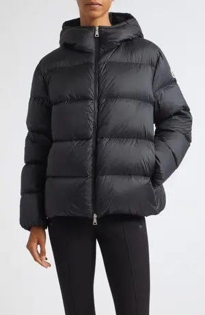 Moncler Feligule Water Repellent Down Puffer Jacket - Black
