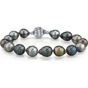 The Pearl Source Multicolor Baroque Pearl Bracelet - Multicolor Pearls