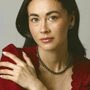 The Pearl Source Black Akoya Pearl Necklace