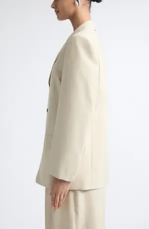 Bottega Veneta Faded Stripe Wool & Cotton Jacket