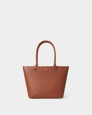 OSPREY LONDON Collier Leather Tote Bag - Tan