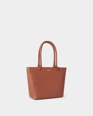 OSPREY LONDON Collier Leather Tote Bag - Tan