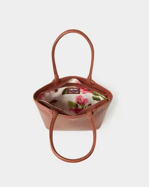 OSPREY LONDON Collier Leather Tote Bag - Tan