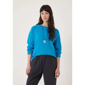 HUSH Matilda Raglan Top - Aqua Blue