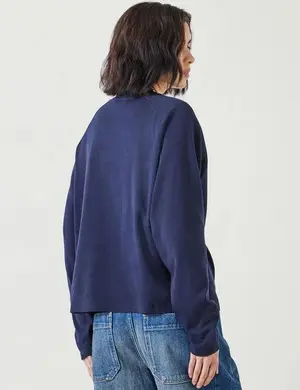 HUSH Matilda Raglan Top - Dark Navy