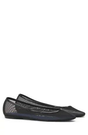 LANVIN The Ballerina Flat In Mesh