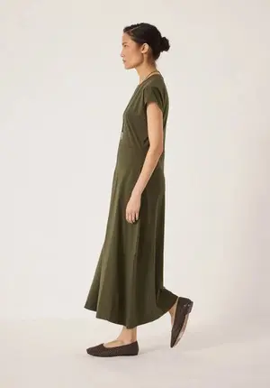 HUSH Barrel Cotton Jersey Dress