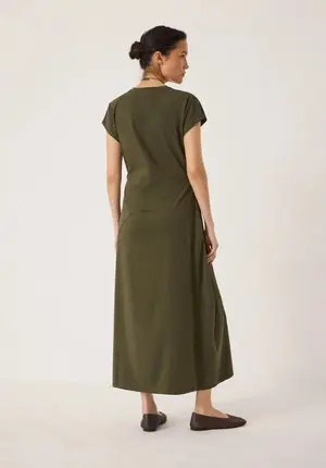 HUSH Barrel Cotton Jersey Dress