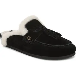 Sam Edelman Astrid Genuine Shearling Lined Mule - Black