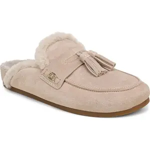 Sam Edelman Astrid Genuine Shearling Lined Mule - Sesame