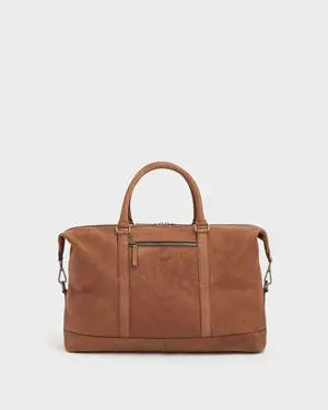 OSPREY LONDON The Clayton Leather Weekender
