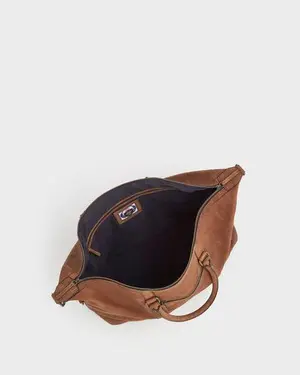 OSPREY LONDON The Clayton Leather Weekender