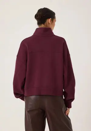 HUSH Hendrix Half Placket Sweatshirt