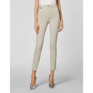 Philipp Plein Super High Waist Jegging Iconic Plein - Beigetwist