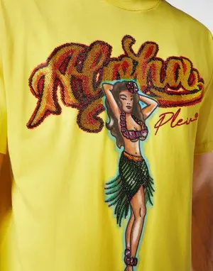 Philipp Plein T-shirt Round Neck Ss Hawaii