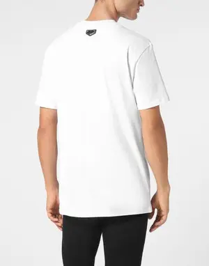 Philipp Plein T-shirt Round Neck Ss Stones Skull