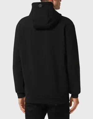 Philipp Plein Gothic Plein Hooded Sweatshirt - Black
