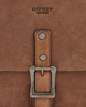 OSPREY LONDON The Clayton Leather Messenger Bag