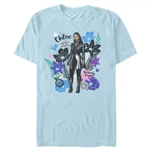 DESCENDANTS Fiercely Loyal Portrait Short Sleeve Graphic T-shirt - Light Blue