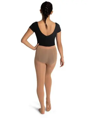 CAPEZIO Ultra Soft Transition Tight® With Back Seam - Medium Brown