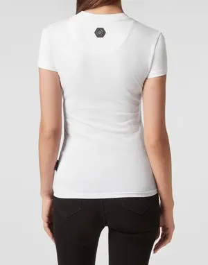 Philipp Plein Cotton Jersey T-shirt With Spray Print