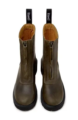 Camper Milah Lug Platform Boot - Dark Green