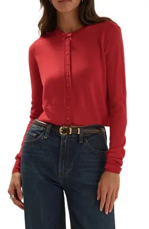 FAVORITE DAUGHTER Favorite Daughter The Curtsey Wool Cardigan
