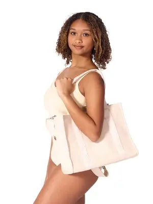 CAPEZIO Soho Canvas Tote Bag - Yellow