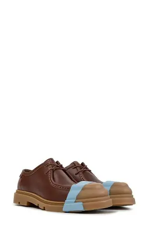 Camper Junction Cap Toe Wallabee Chukka - Medium Brown