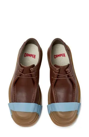 Camper Junction Cap Toe Wallabee Chukka - Medium Brown