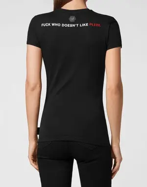 Philipp Plein Plein" Graphic T-shirt - Black