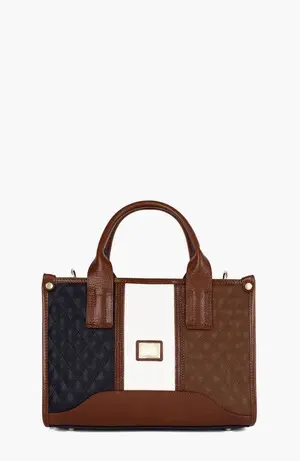 CAVALINHO Sublime 479 Handbag - Navy/white/brown