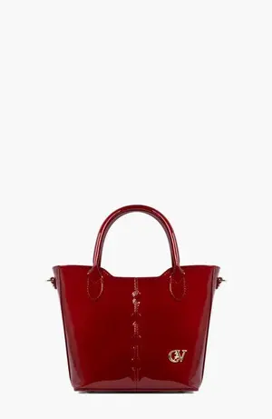 CAVALINHO Midnight Rouge 628 Limited Edition Patent Leather Handbag - Red
