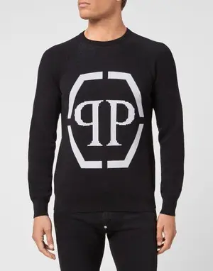 Philipp Plein Pullover Round Neck - Black