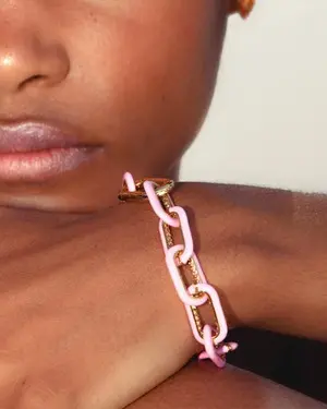 EMMA PILLS The Original Bracelet In 14k Gold Plated And Enamel - Sprinkles