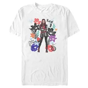 DESCENDANTS Rebel Royalty Portrait Short Sleeve Graphic T-shirt - White