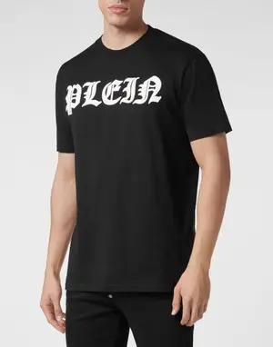 Philipp Plein T-shirt Round Neck Gothic Plein - Black