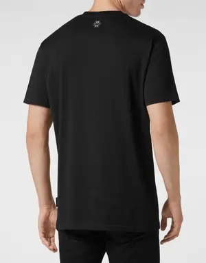 Philipp Plein Round Neck T-shirt Gothic Plein - Black