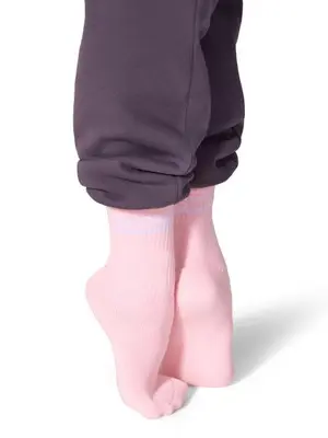 CAPEZIO Varsity Crew Sock - Bright Pink