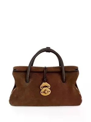 ZANELLATO Small Dotta Jones Handbag With Stud Embellishments