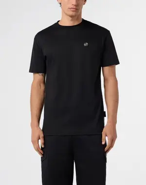 Philipp Plein Round Neck T-shirt Hexagon - Black