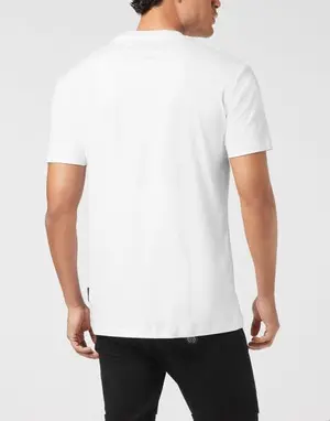 Philipp Plein Round Neck T-shirt Hexagon - White