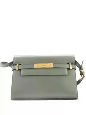 Saint Laurent Manhattan Leather Small Shoulder Bag