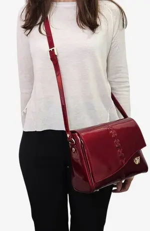 CAVALINHO Limited Edition Patent Leather Crossbody Bag