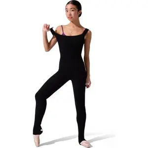 CAPEZIO Full Length Romper - Black