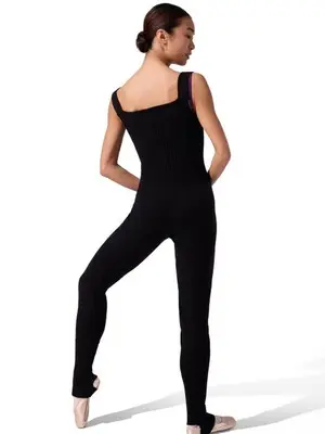 CAPEZIO Full Length Romper - Black