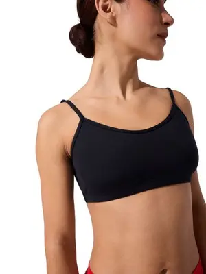 CAPEZIO Team Basics Camisole Bra Top - Black
