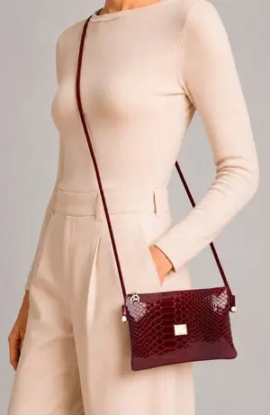 CAVALINHO Gallop Patent Leather Crossbody Bag