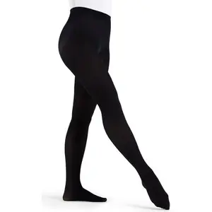 CAPEZIO Ultra Soft Footed Tight Black