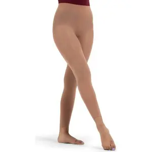 CAPEZIO Ultra Soft Footless Tights - Beige/khaki